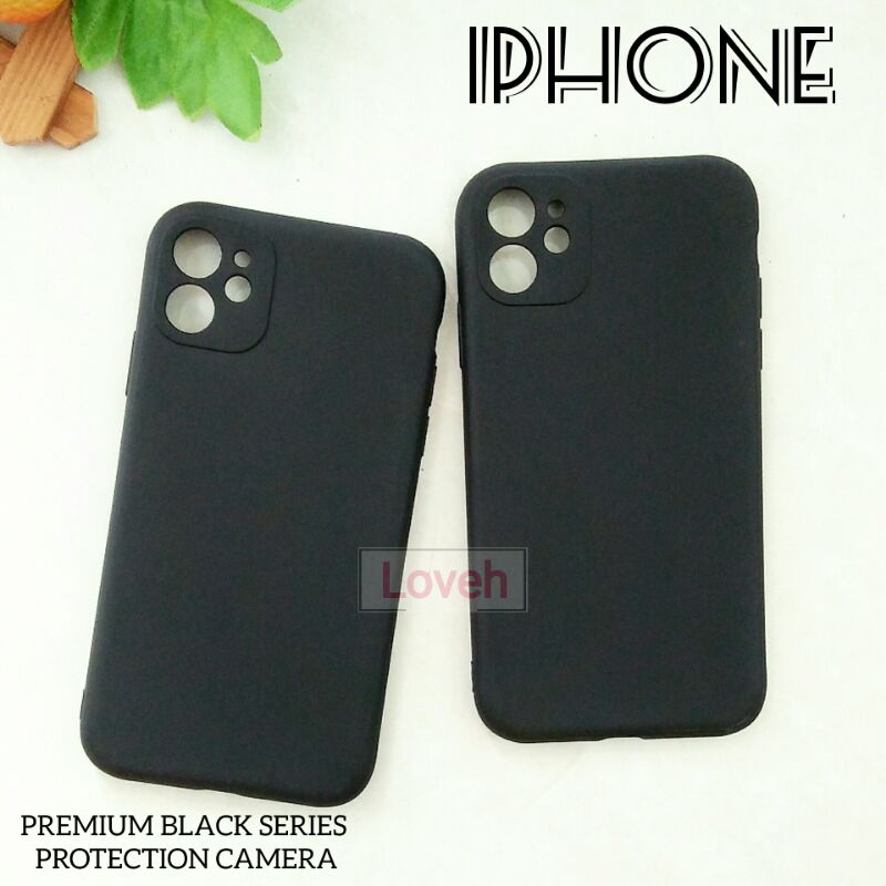 Jual Loveh - CASING IPHONE 11 SOFT CASE POLOS PREMIUM BLACK SERIES ...