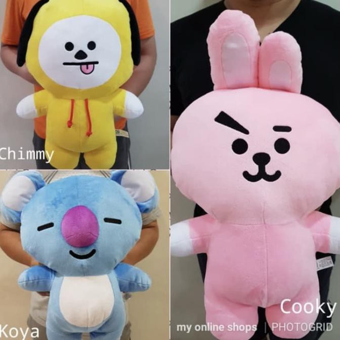 Jual Boneka Berdiri karakter Bts Bt21 Jumbo / Boneka karakter Bts Bt21 ...