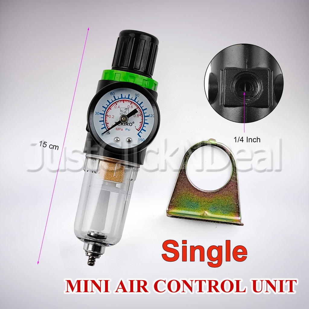 Jual Tekiro Mini Air Control Unit Single Double 1/4 Inch Filter ...