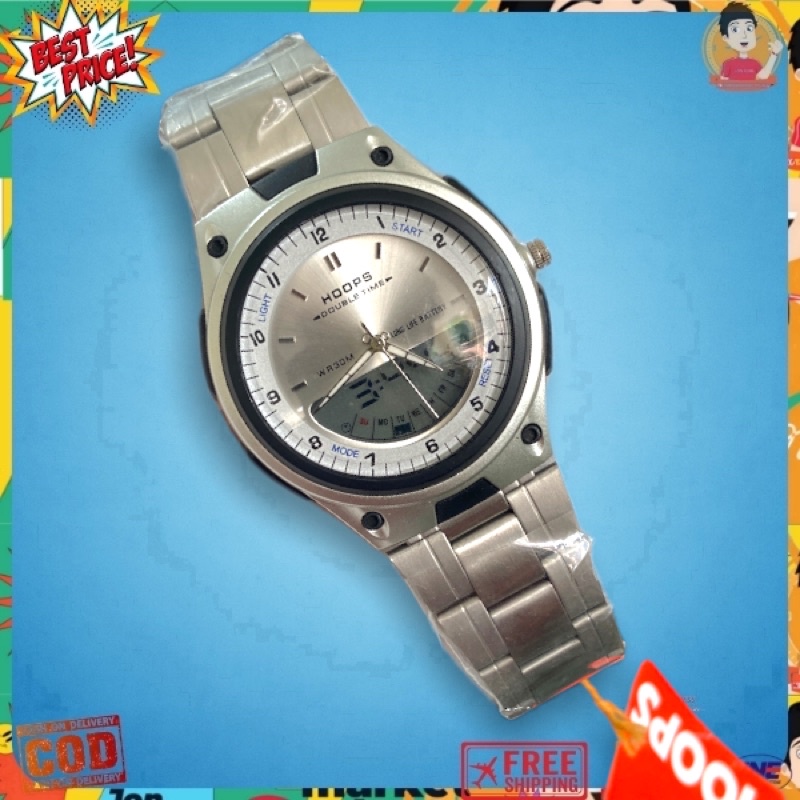 Jual Jam tangan hoops digital analog diamter kecil | Shopee Indonesia
