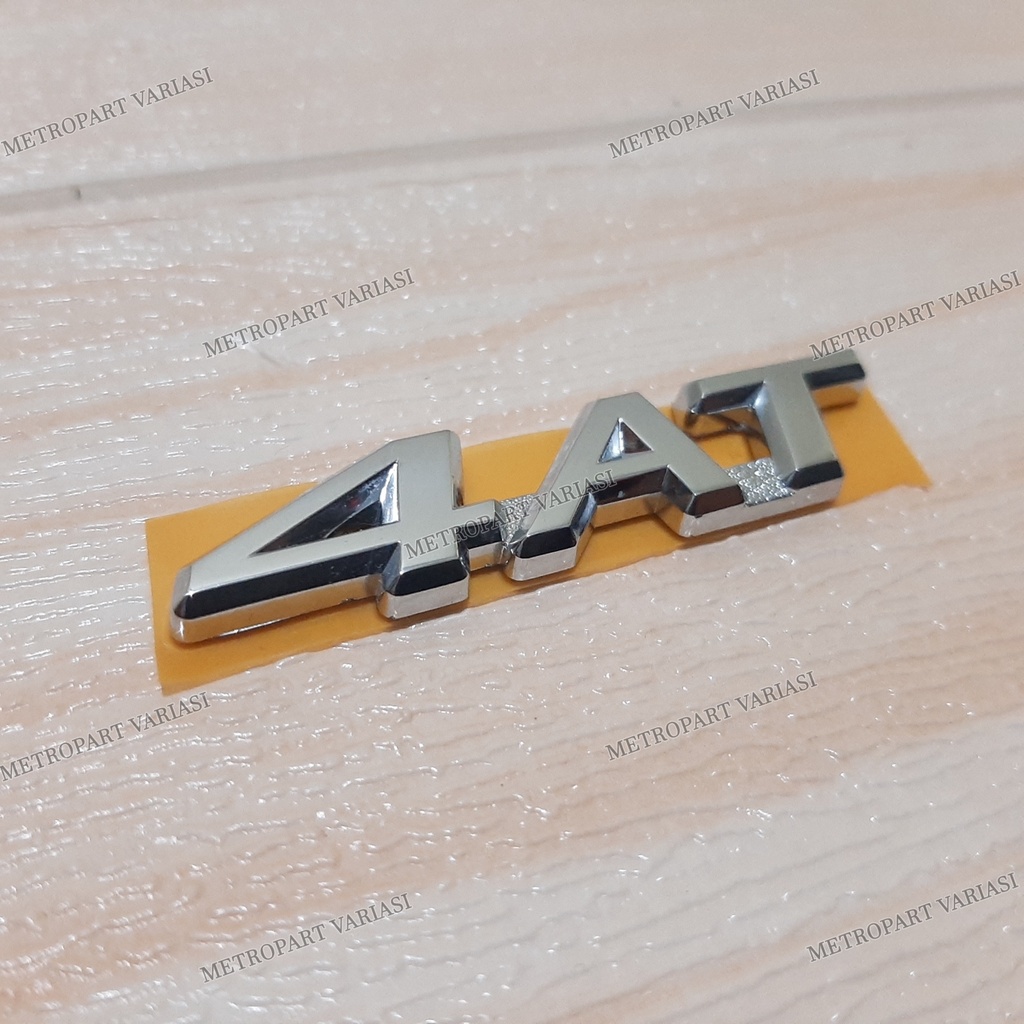 Jual Emblem Logo Chrome 4AT kijang krista RUSH dLL | Shopee Indonesia