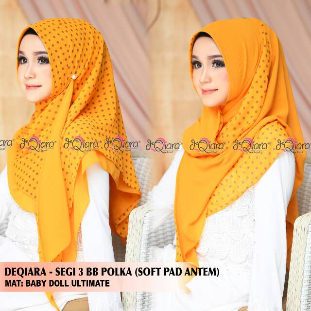 Jual Segi 3 BB polka original Deqiara | Shopee Indonesia