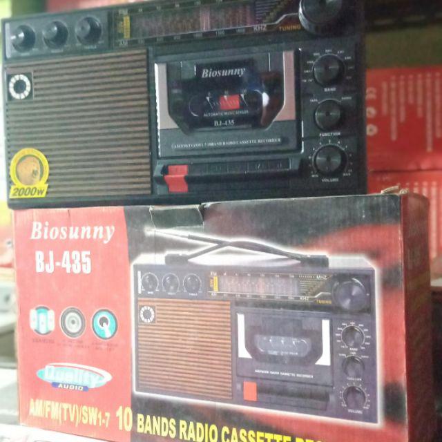 Jual RADIO JADUL BIOSUNNY MINI SPEAKER SYSTEM PORTABLE AM FM SW XBASS ...