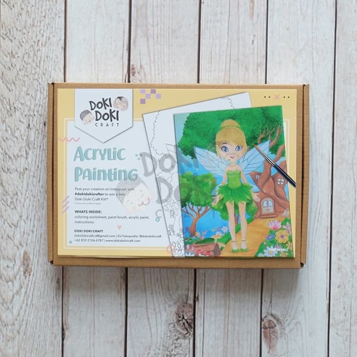 Jual Tinkerbell Acrylic Painting - DIY - Kerajinan Tangan - Melukis ...