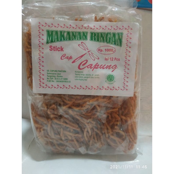 Jual kerupuk stik capung super pedas 12 pcs | Shopee Indonesia