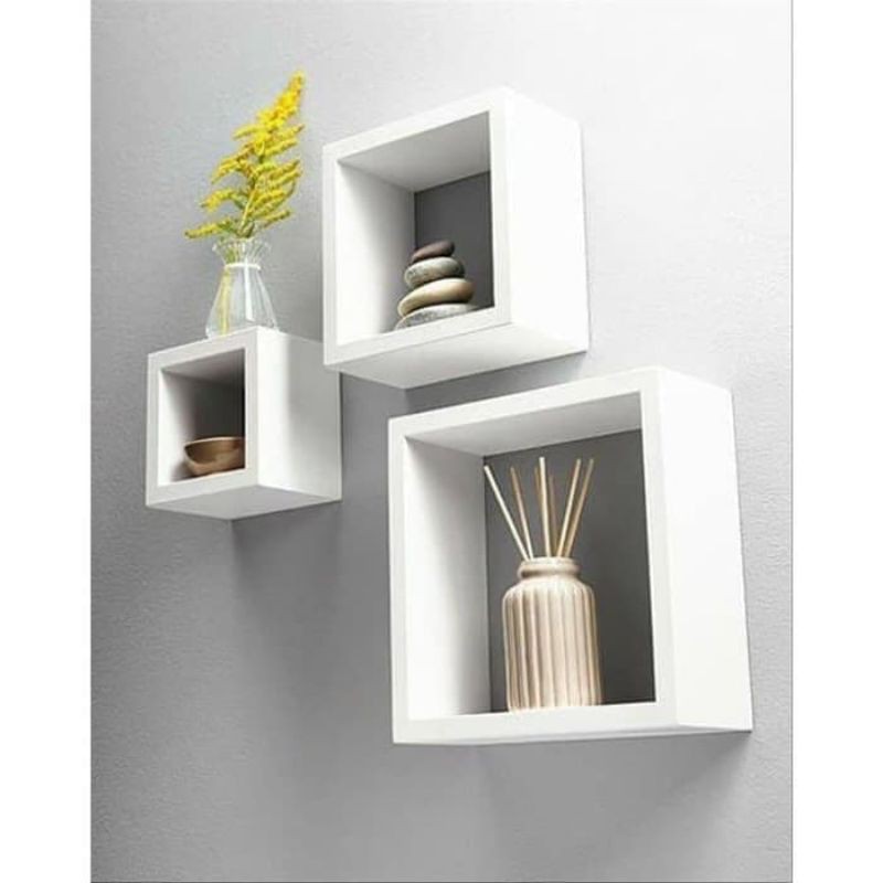 Jual rak hias kotak cantik ukuran( 40cm x 40cm 1 pcs) | Shopee Indonesia