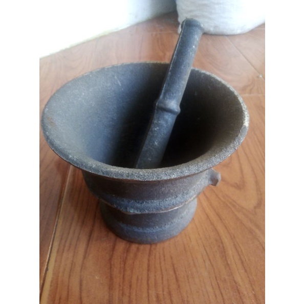 Jual lumpang/tumbukan besi 19cm | Shopee Indonesia