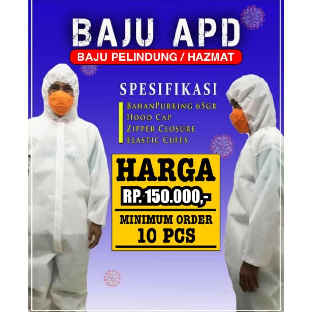 Jual Baju APD/ Baju pelindung diri READY | Shopee Indonesia