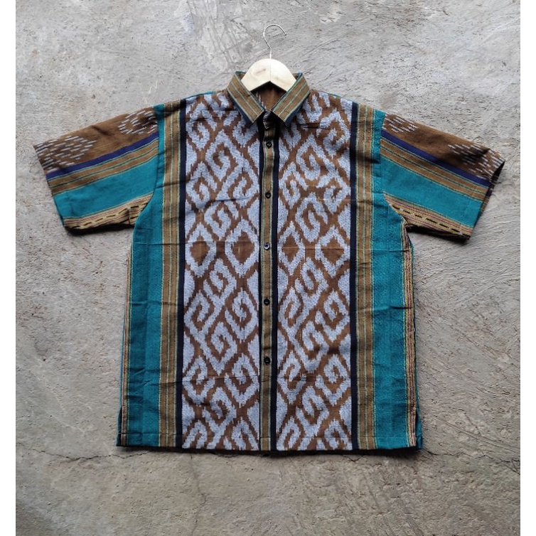 Jual set couple baju tenun - baju etnik modern - busana tenun - baju ...