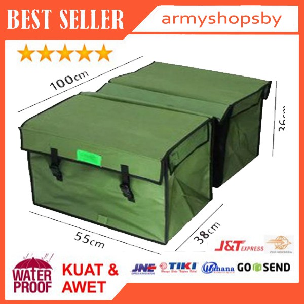 Jual ArmyShopSby JUMBO tas gandeng box motor rengkek ronjot 55cm pos ...