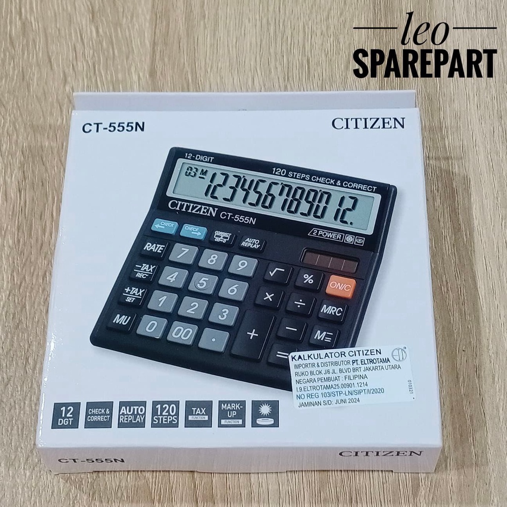 Jual Kalkulator citizen ct 555n | Shopee Indonesia