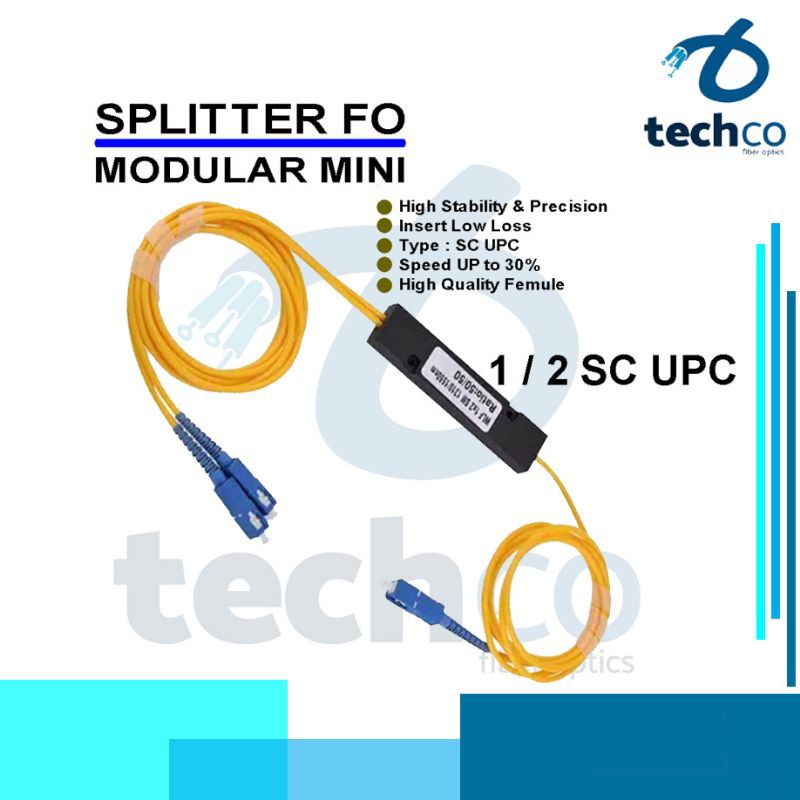 Jual PASSIVE SPLITTER SC UPC 1:2 modular mini/Splitter 2way | Shopee ...