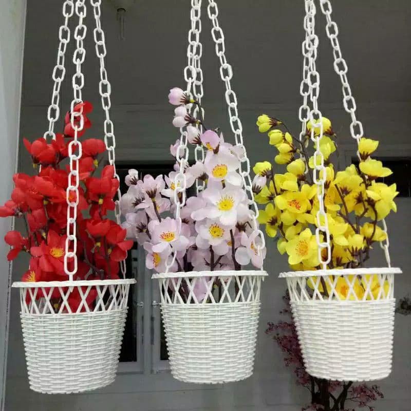 Jual BUNGA SAKURA GANTUNG RANTAI Bunga sakura hias sakura plastik ...