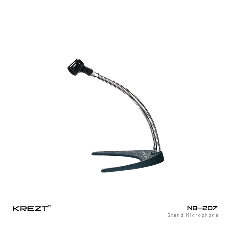 Jual Stand Mic / Tiang microphone Duduk KREZT NB 207 | Shopee Indonesia