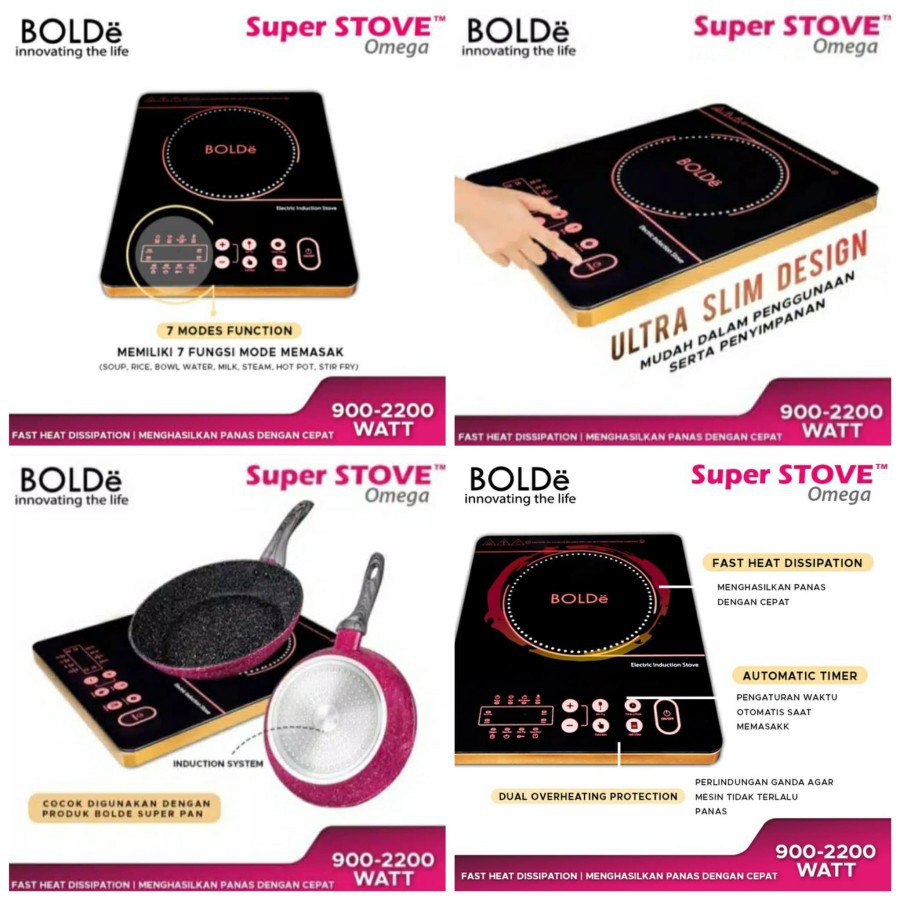 Jual Kompor Induksi BOLDE Super Stove Omega Digital Induction Cooker ...