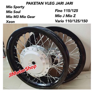 Jual PAKET Velg Jari jari 14 Mio Fino Mio J Xeon Mio M3 Mio GT Genio Beat Scoopy Vario Spacy ...