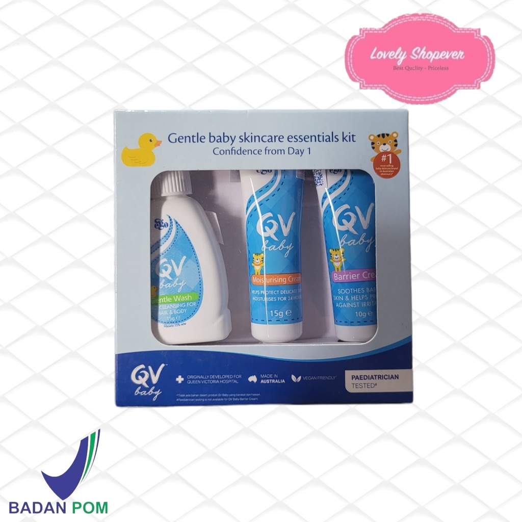 Jual QV Baby Trial Kit Special - travel pack - qv baby gentle wash - qv ...