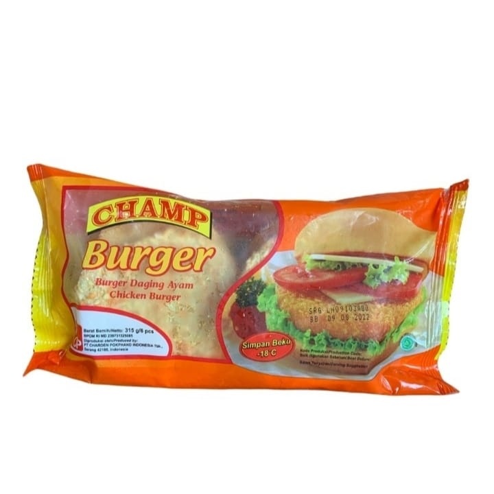 Jual CHAMP BURGER DAGING AYAM | Shopee Indonesia