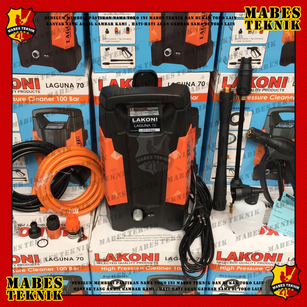 Jual LAKONI LAGUNA 70 - MESIN CUCI MOBIL MOTOR - JET CLEANER CUCI AC ...