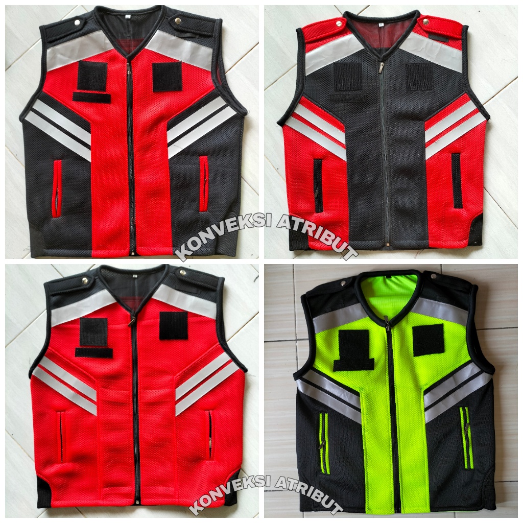 Jual rompi polos touring motor bikers proyek lapangan outdoor | Shopee ...