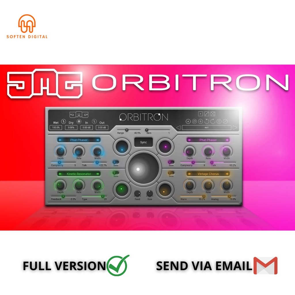 Jual JMG Sound Orbitron VST Plugin multi-FX modulation audio effect ...
