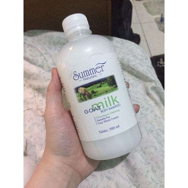 Jual SUMMER BODYWASH GOAT MILK 500ML BOTOL, SABUN MANDI CAIR ...