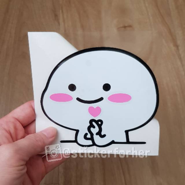 Jual Stiker Decal Pentol Love Lucu Imut cocok untuk Laptop, Mobil ...