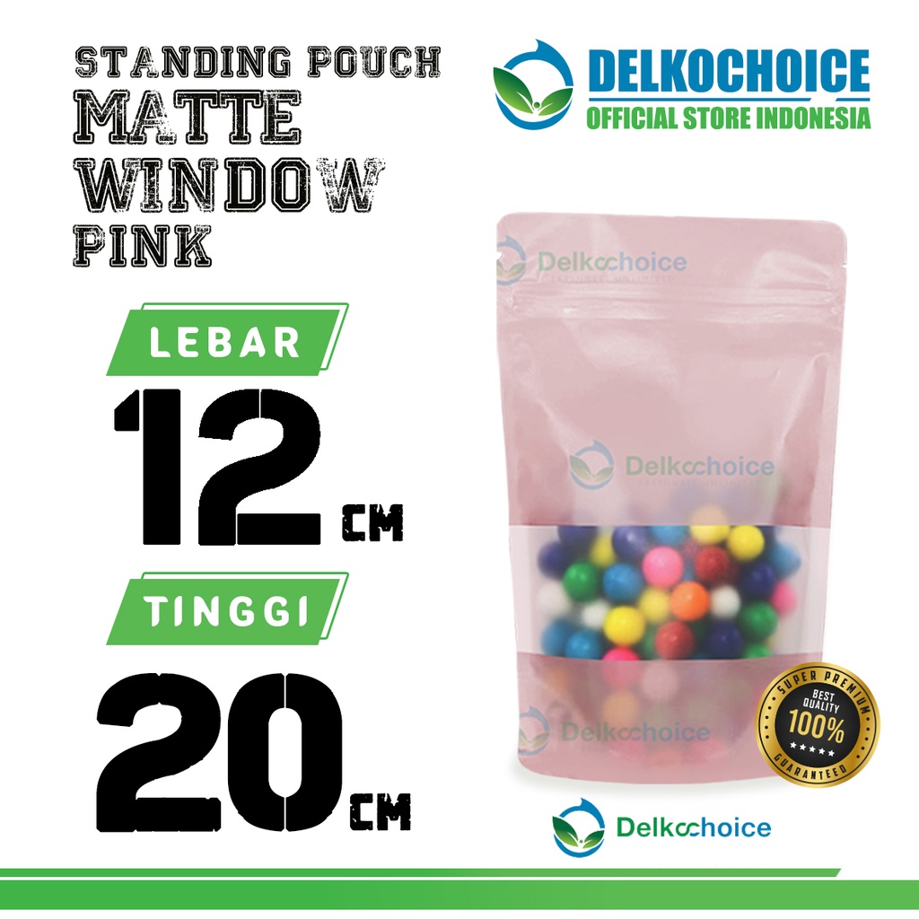 Jual Standing Pouch VARIAN WINDOW FOIL & MATTE Plastik Klip Kemasan ...