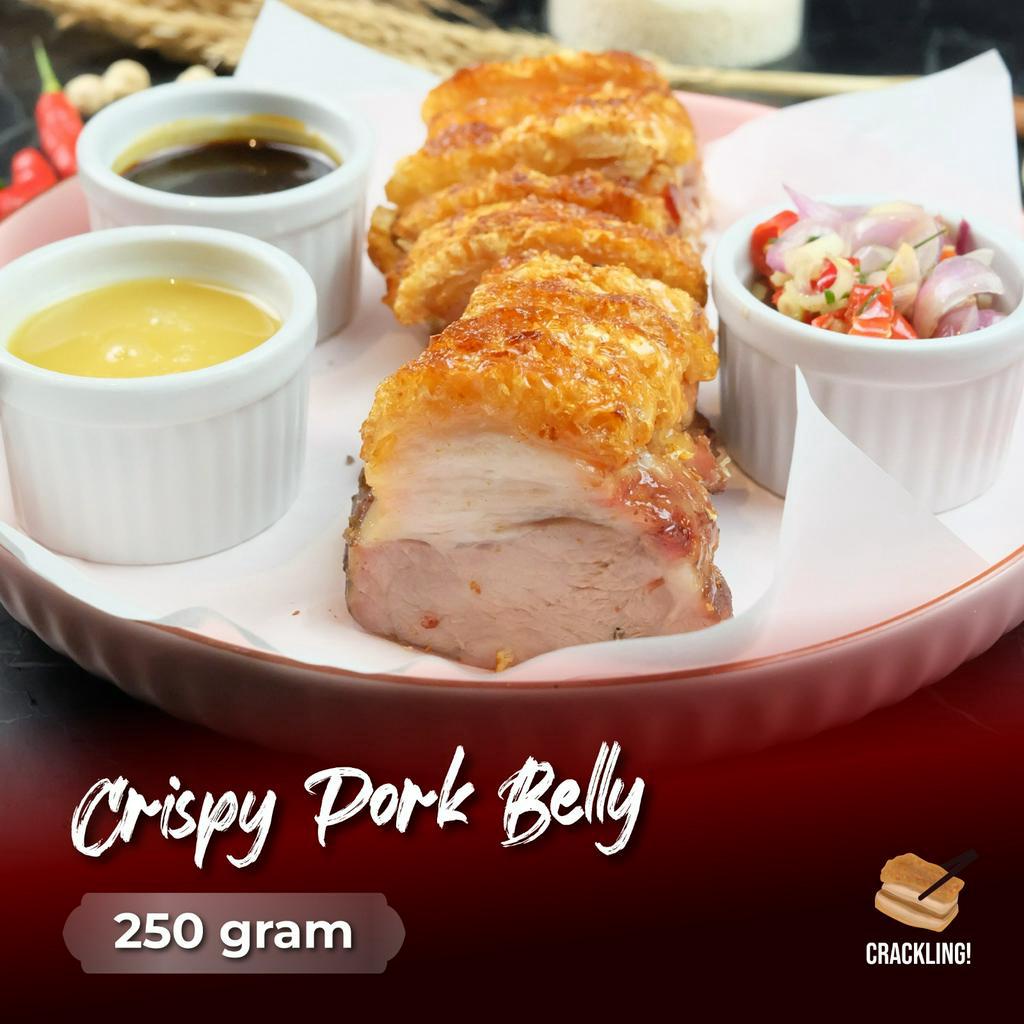 Jual CRACKLING Crispy Pork Belly Babi Panggang 250Gr Ready To Eat OR ...