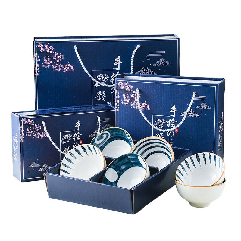 Jual Japanese Bowl Set / Set alat makan ala jepang mangkuk sumpit box ...