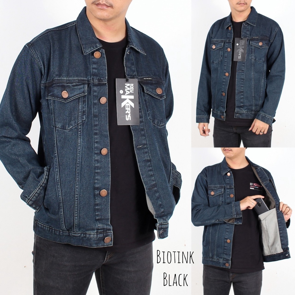 Jual JAKET JEANS PRIA ORIGINAL DISTRO PREMIUM TERBARU 2026 KEREN JAKET ...