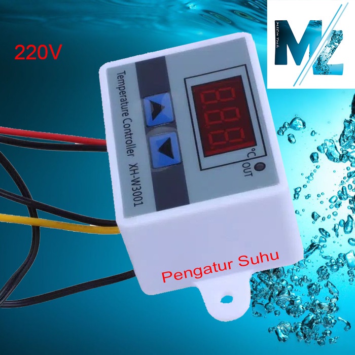 Jual 220V Digital Temperature Controller Thermostat XH W3001 Pengatur Suhu | Shopee Indonesia