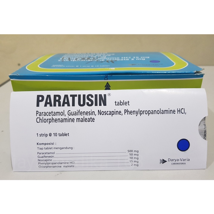 Jual Paratusin Tablet Box Original (1 Box isi 20 Strip ) | Shopee Indonesia
