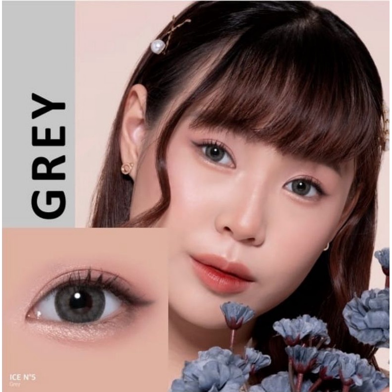 Jual Ice N5 Grey normal minus s/d -6.00 Softlens 14.5 mm | Shopee Indonesia