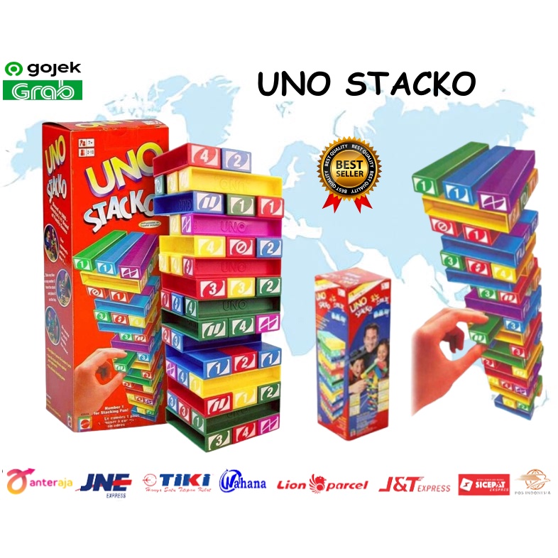 Jual Uno stacko / Uno Balok | Shopee Indonesia