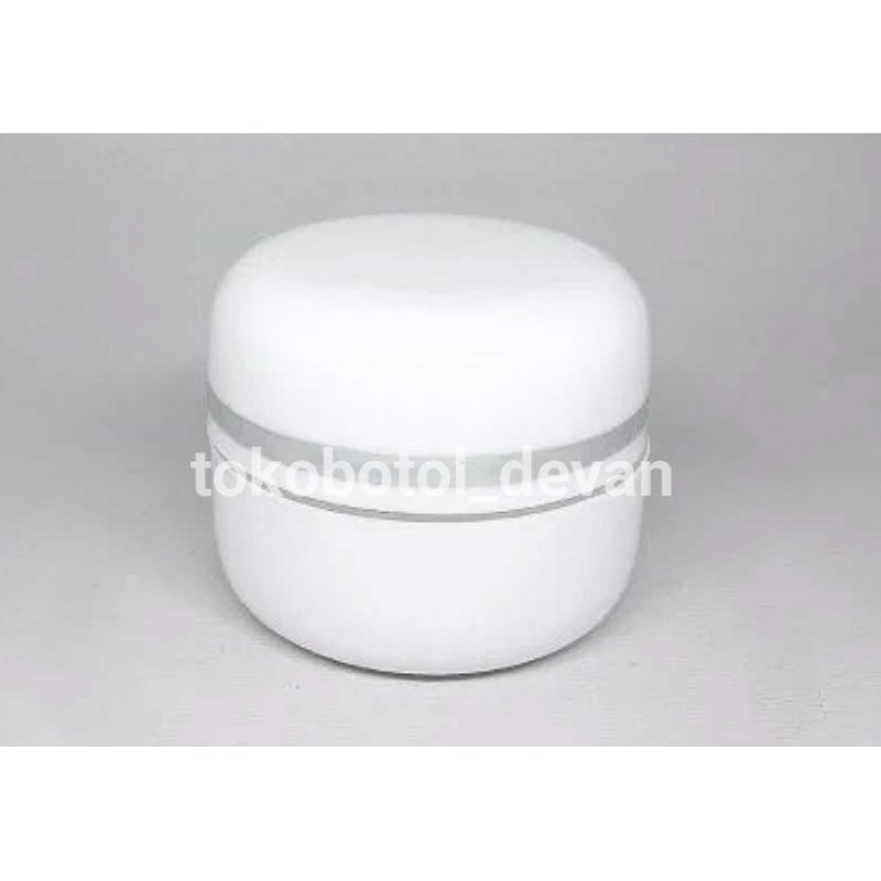Jual Pot cream 30 gram Putih list silver | Shopee Indonesia