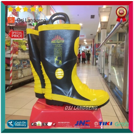 Jual Sepatu Pemadam Kebakaran - Septau Safety Pemadam Kebakaran Murah ...
