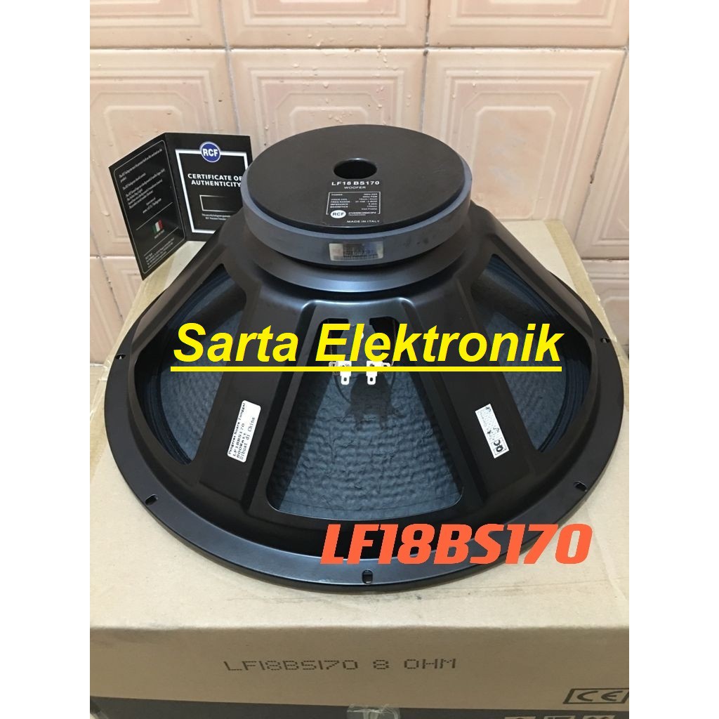 Jual SPEAKER KOMPONEN RCF LF18BS170 / LF18 BS170 / LF 18BS170 18 INCH ...