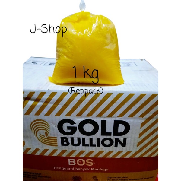 Jual ROOMBUTTER BOS 1 KG(BUTTER OIL SUBSTITUE)GOLD BULLION/ROOMBUTTER ...