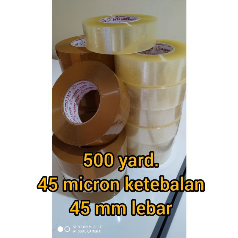 Jual LAKBAN 2 INCH x 500 YARD / LAKBAN 45mm 500YARD 300METER / KUALITAS ...
