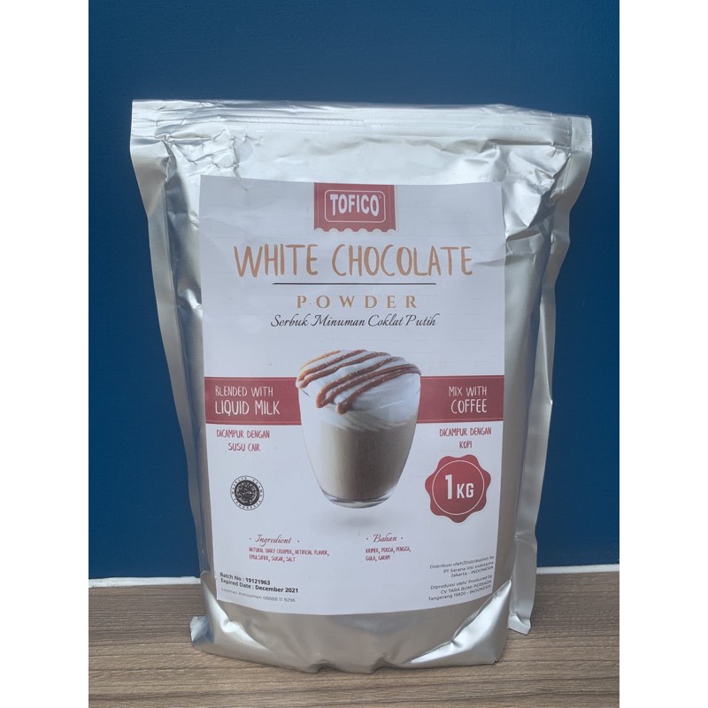 Jual Tofico White Chocolate Powder 1kg | Shopee Indonesia