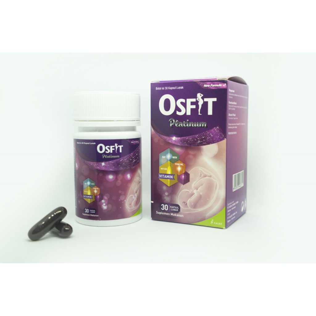 Jual OSFIT PLATINUM BOX ISI 30 SOFTGEL suplemen multivitamin mineral ...