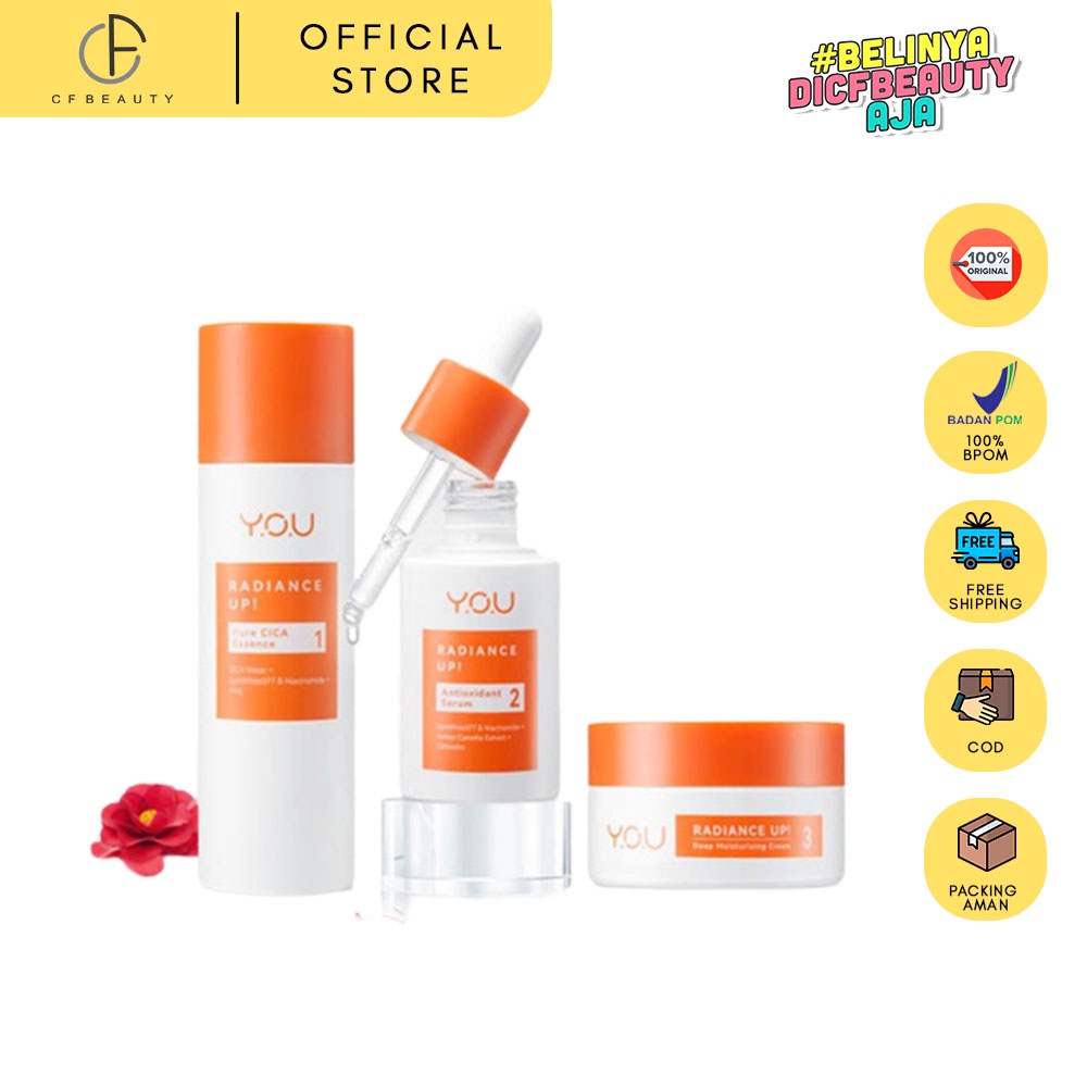 Jual YOU Radiance Up! × KIMSOOHYUN 3 Step BRIGHTENING/toner/serum ...