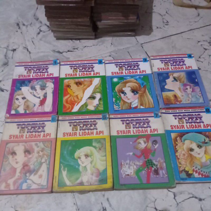 Jual Buku Topeng kaca syair lidah api 1-8 selesai | Shopee Indonesia