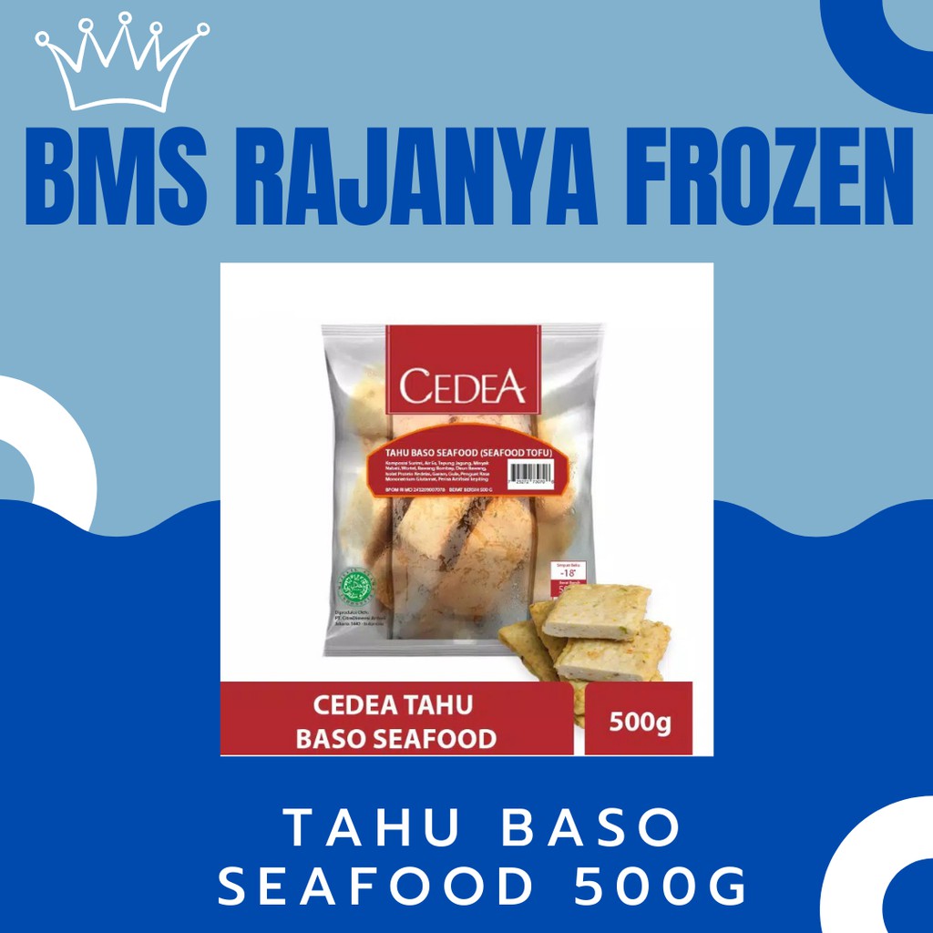 Jual CEDEA Seafood Tofu/ Tahu Baso rasa Seafood 500gr | Shopee Indonesia