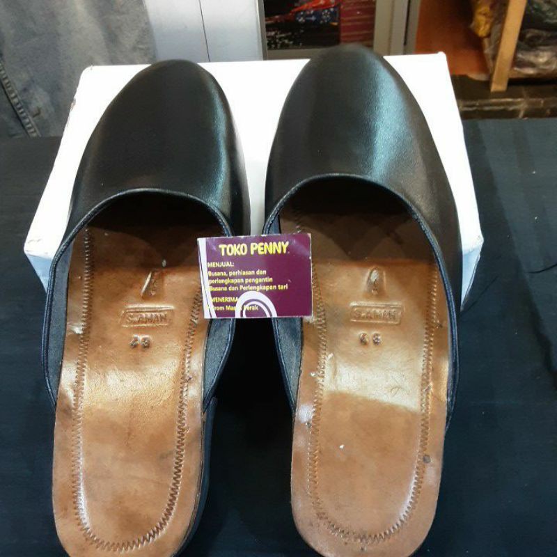 Jual Sandal Slop Premium Pria Adat Jawa | Shopee Indonesia