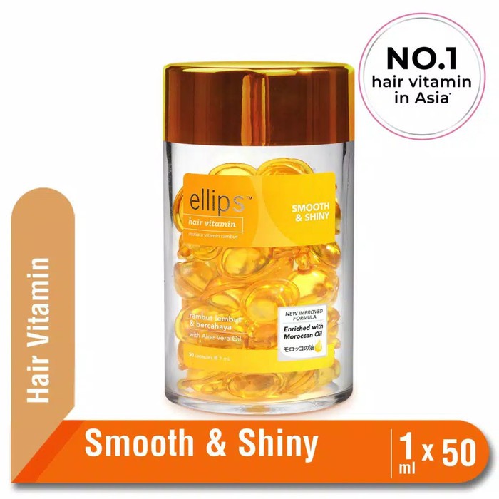 Jual Vitamin Rambut Ellips Botol Smooth & Shany (50 Pcs) | Shopee Indonesia
