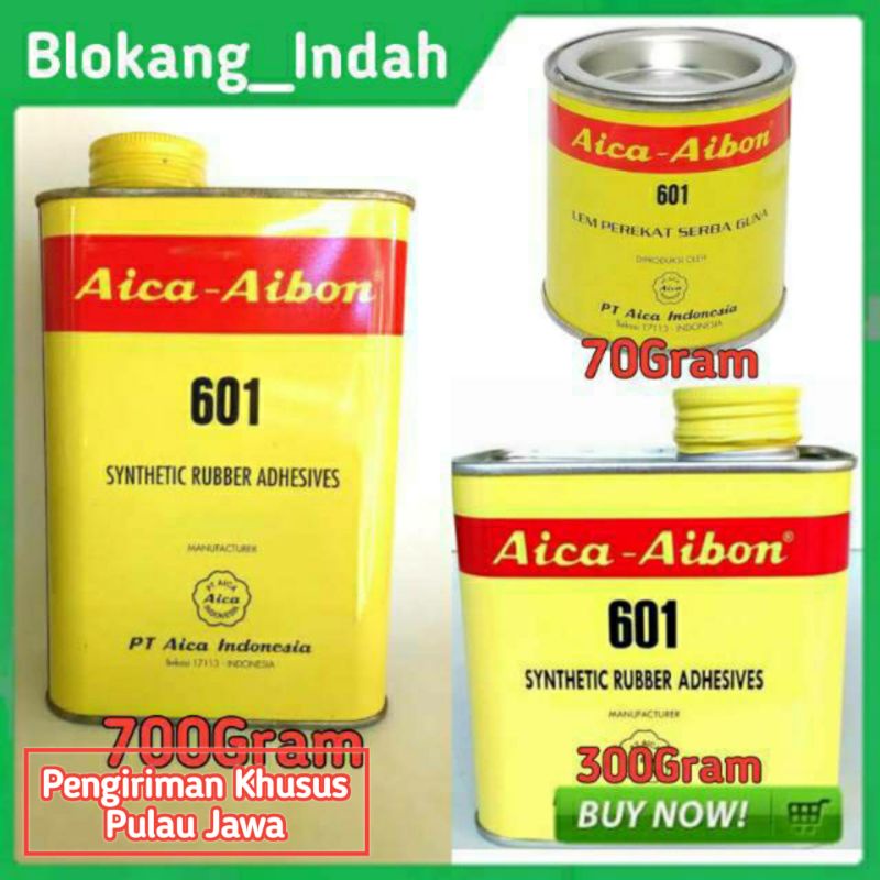 Jual LEM AICA AIBON 601 Ukuran 1KG(700Gram) / 300Gram / 70Gram - LEM SERBA GUNA | Shopee Indonesia