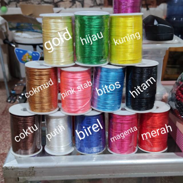 Jual Tali satin 2mm | Shopee Indonesia