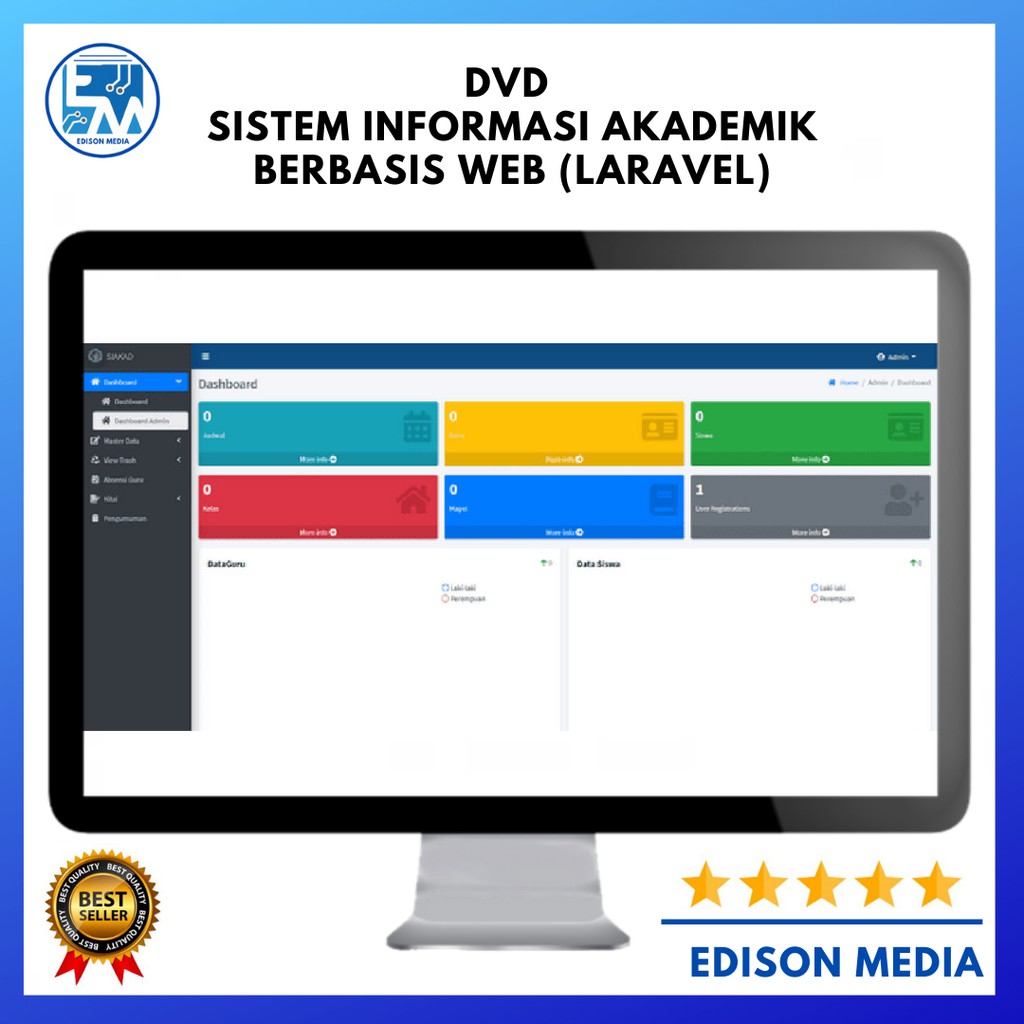 Jual DVD Sistem Informasi Akademik Berbasis Web (Laravel) | Shopee Indonesia